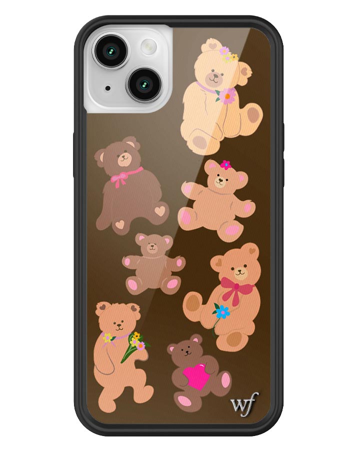 Wildflower Bear y Cute iPhone Case