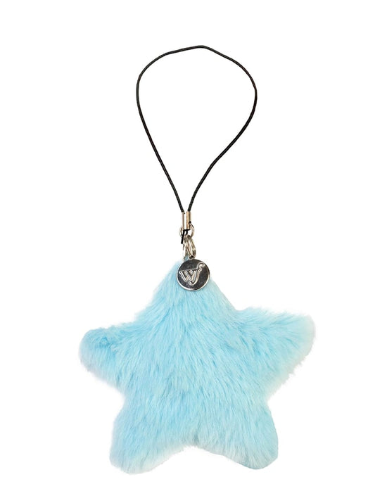 Fluffy Star Charm | Blue – Wildflower Cases