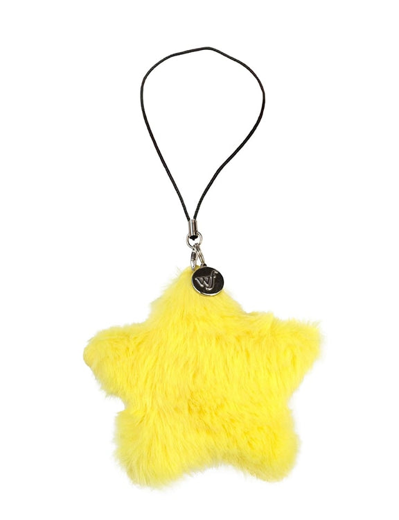 Fluffy Star Charm | Yellow – Wildflower Cases