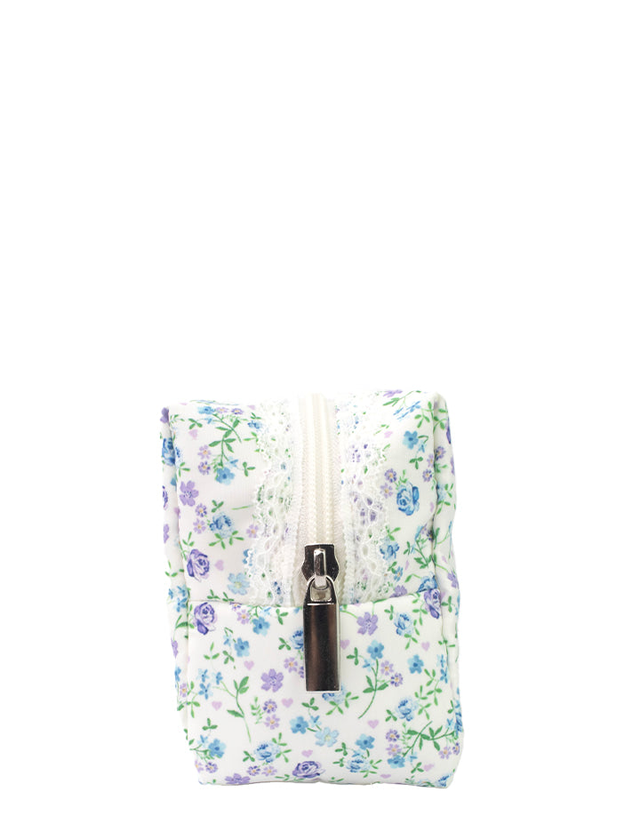 Lilac & Blue Floral Perfect Pouch – Wildflower Cases