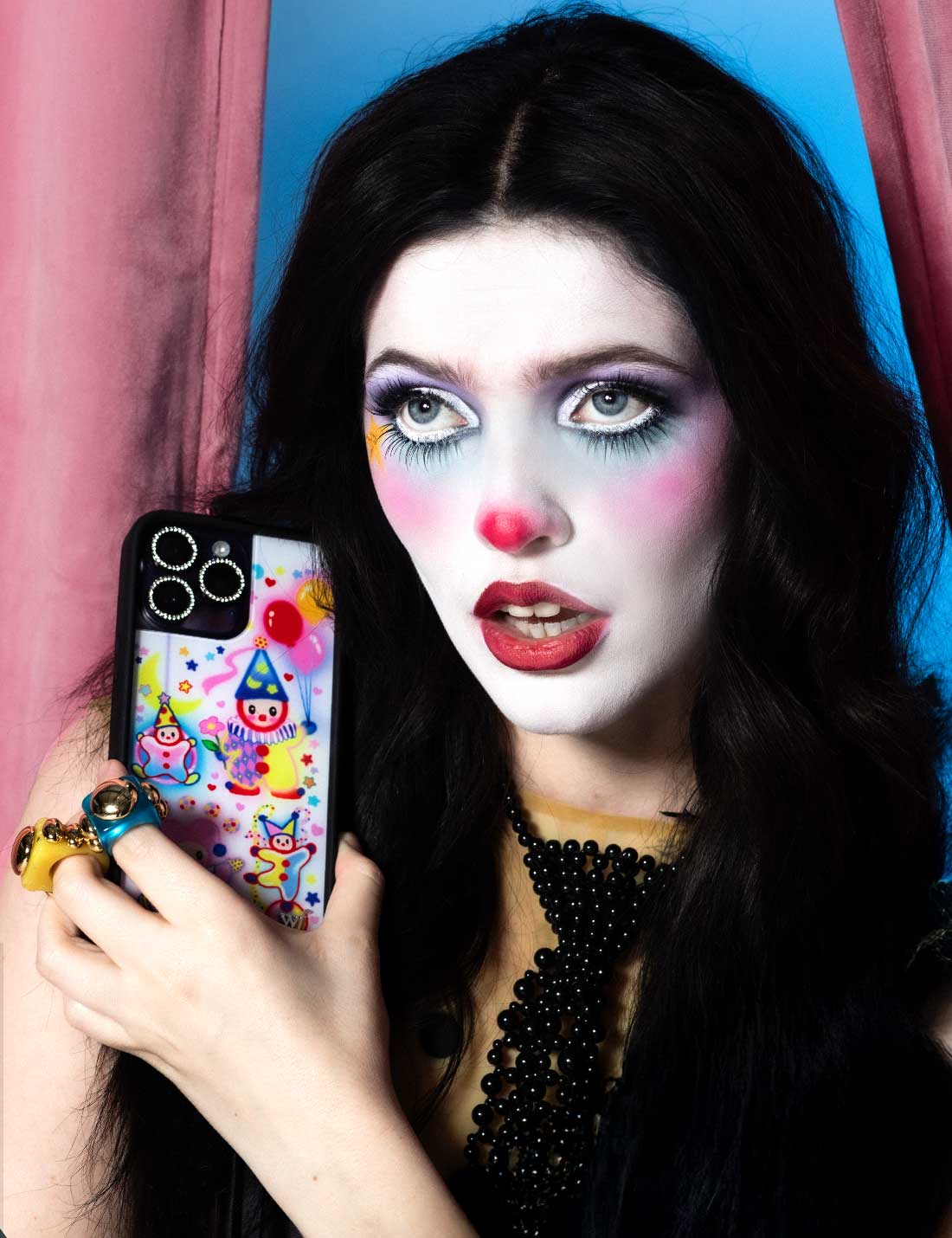 Clown Around iPhone 17 Pro Max Case – Wildflower Cases