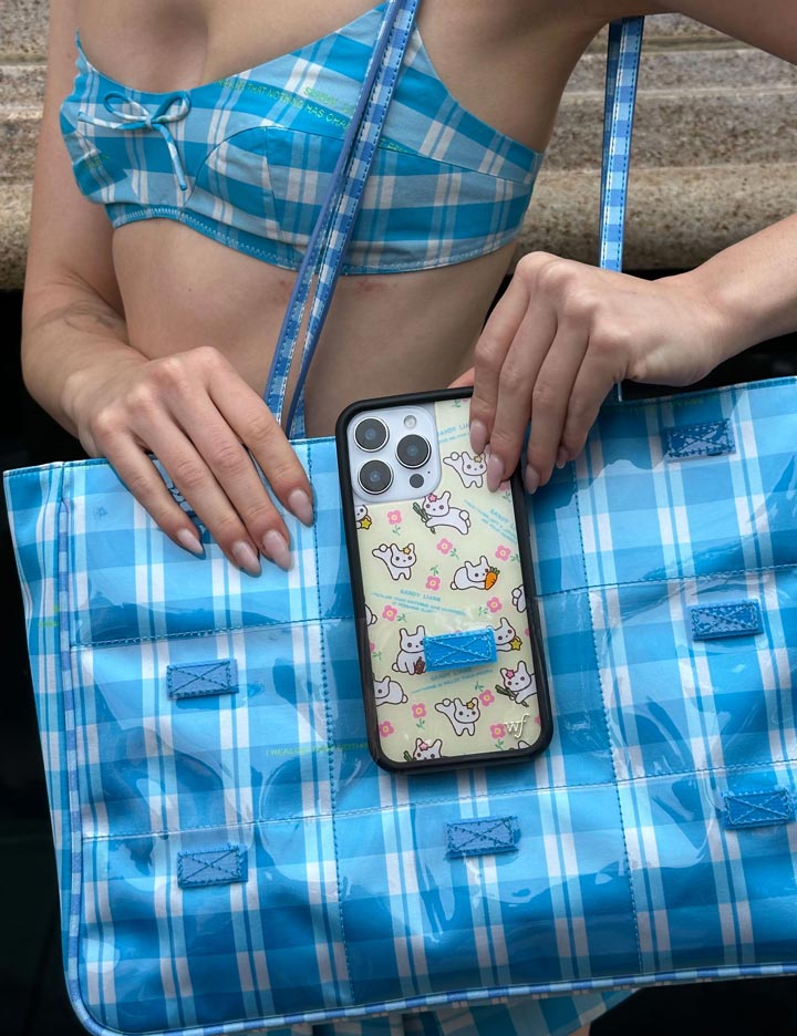 Sandy Liang Bunny Gift Wrap iPhone 17 Pro Max Case – Wildflower Cases