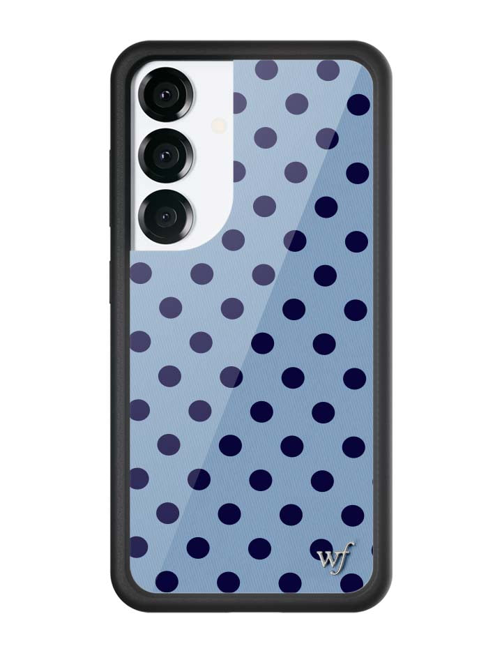 Polka Dot | Blue and Navy Blue Samsung Galaxy CaseGalaxy S25 Case ...