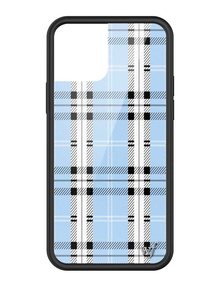 Plaid | Blue iPhone 12/12 Pro Case – Wildflower Cases