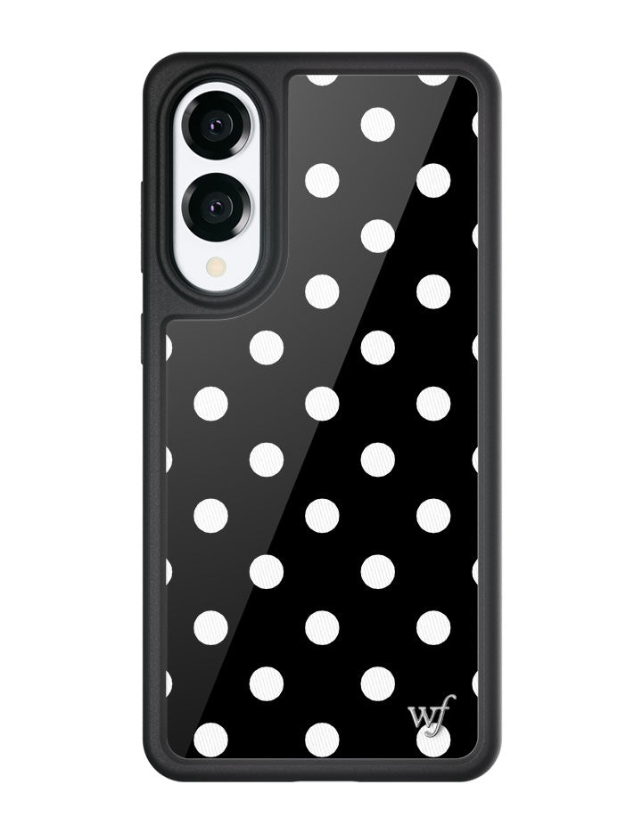 Polka Dot | Black and White Samsung Galaxy CaseGalaxy S25 Edge Case ...