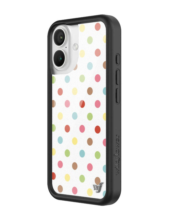 Confetti Polka Dots iPhone 16 Case – Wildflower Cases
