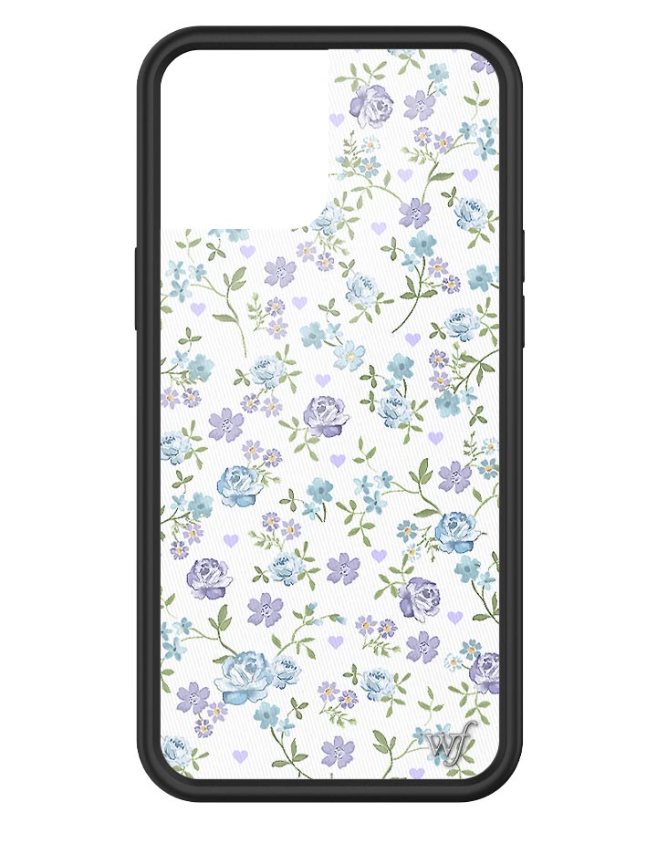 Lilac and Blue Floral iPhone 12 Pro Max Case – Wildflower Cases