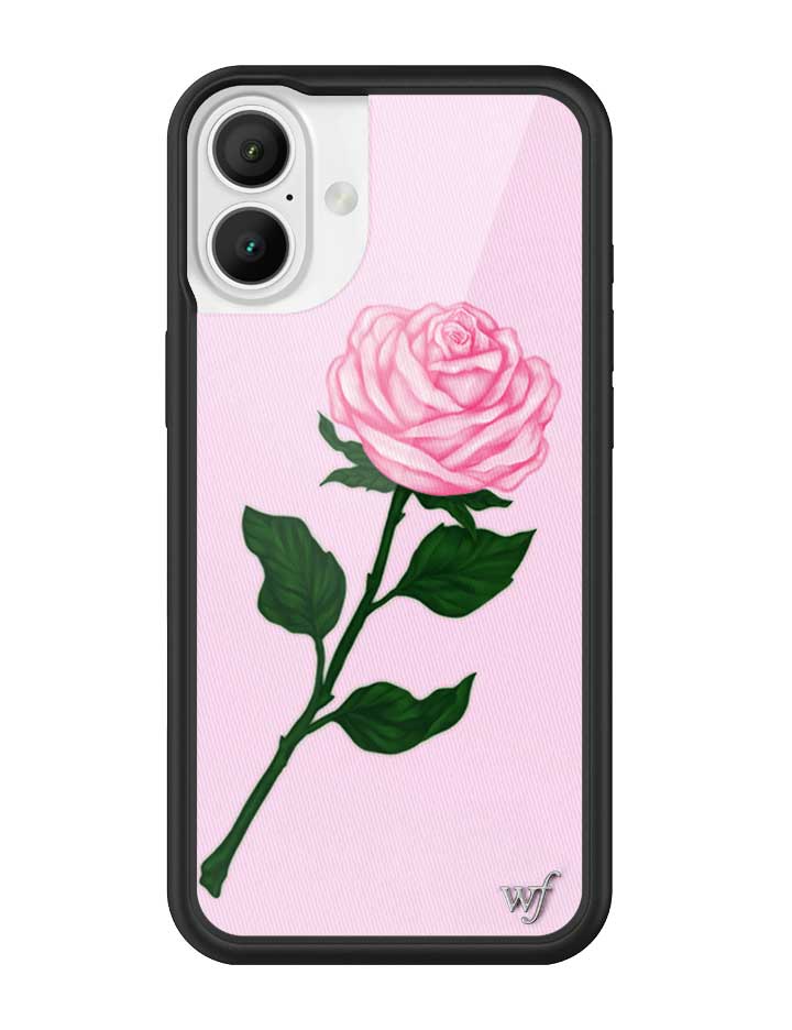 Pink Rose iPhone 16 Plus Case – Wildflower Cases