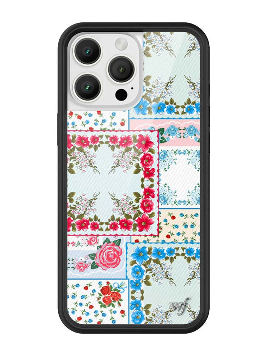 Sweetheart Patchwork iPhone 16 Pro Max Case – Wildflower Cases